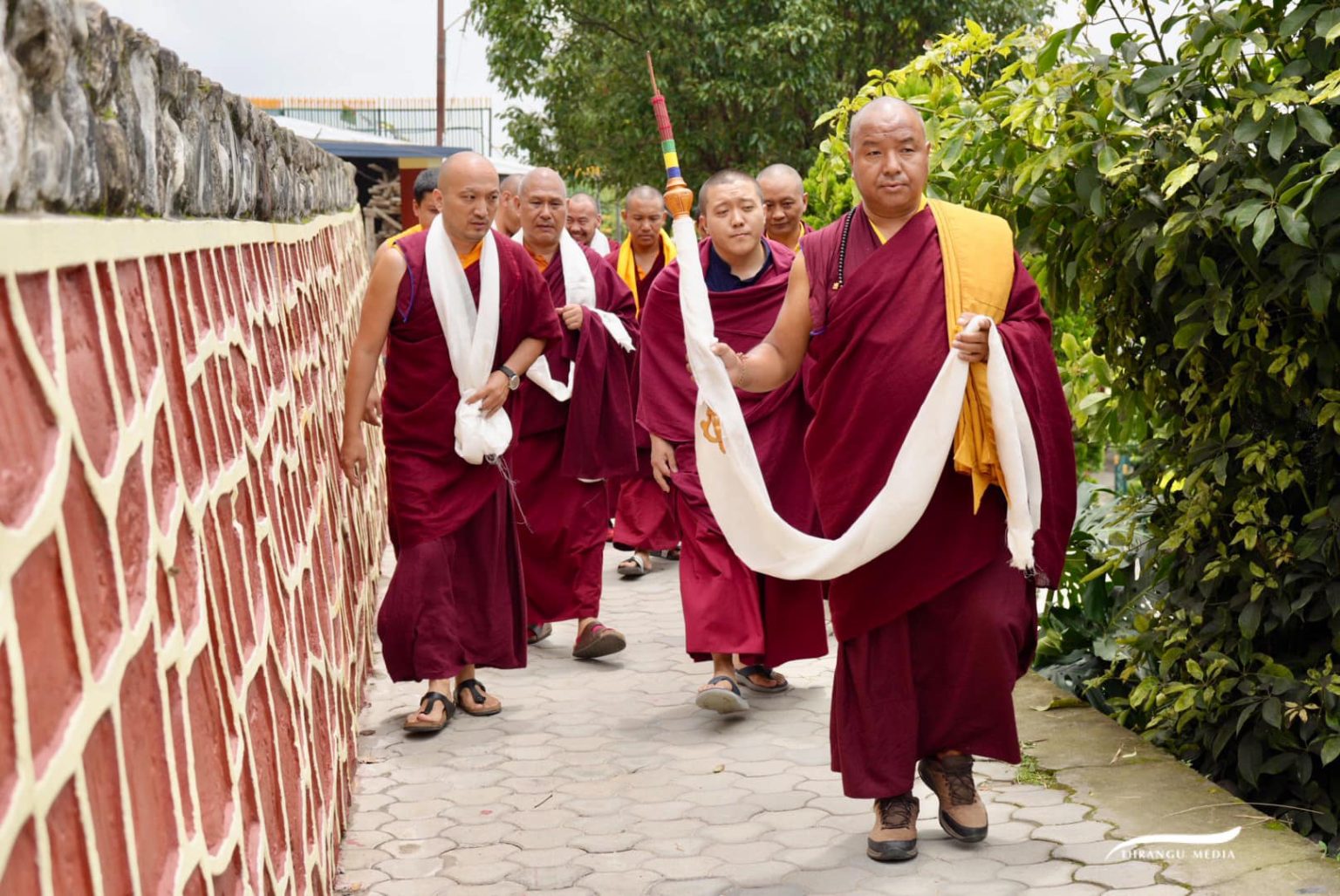 The Venerable Dilgo Khyentse Yangsi Rinpoche came to pay respects to ...